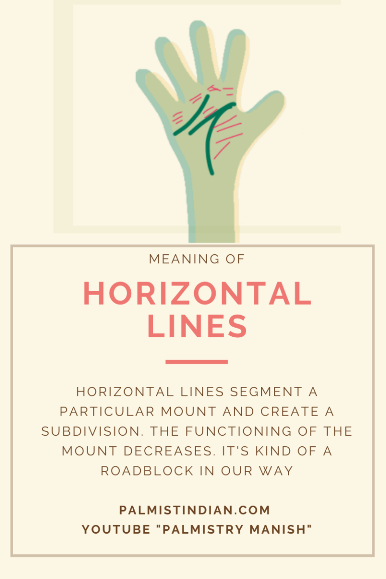 Vertical lines and Horizontal lines in palmistry - Palmist Manish