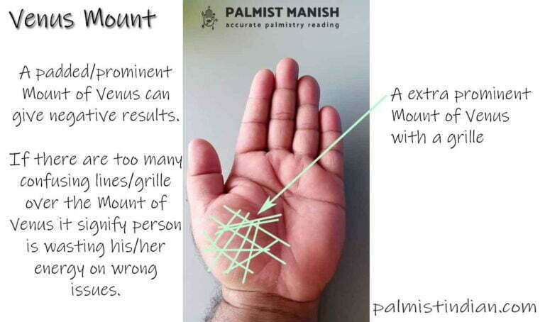 Mount of Venus in palmistry With Illustration | Palmist Manish