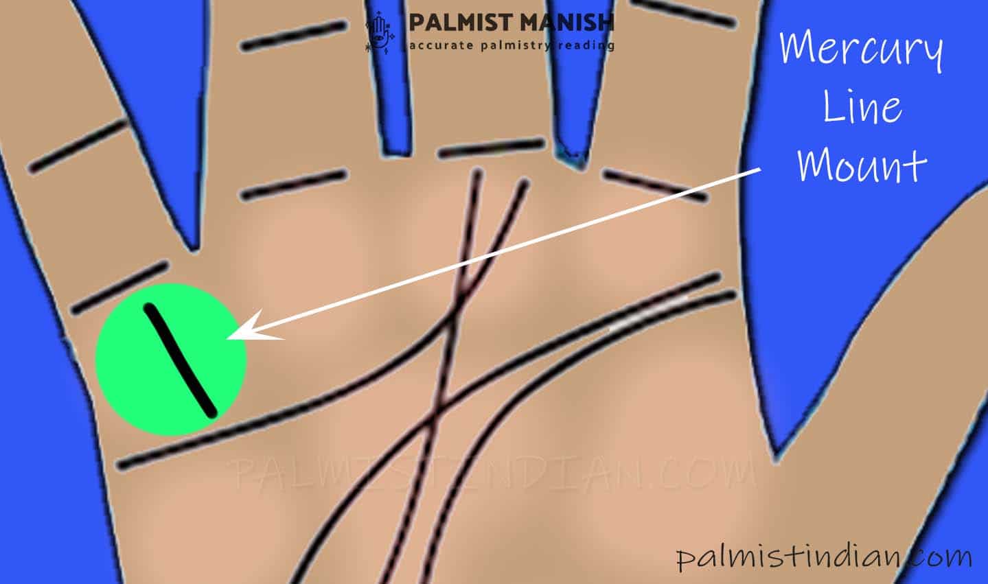 Mount of Mercury and Mercury Lines in palmistry - Palmist Manish